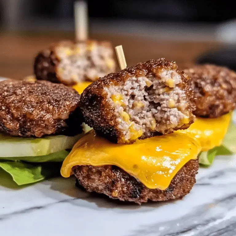 Keto Big Mac Bites