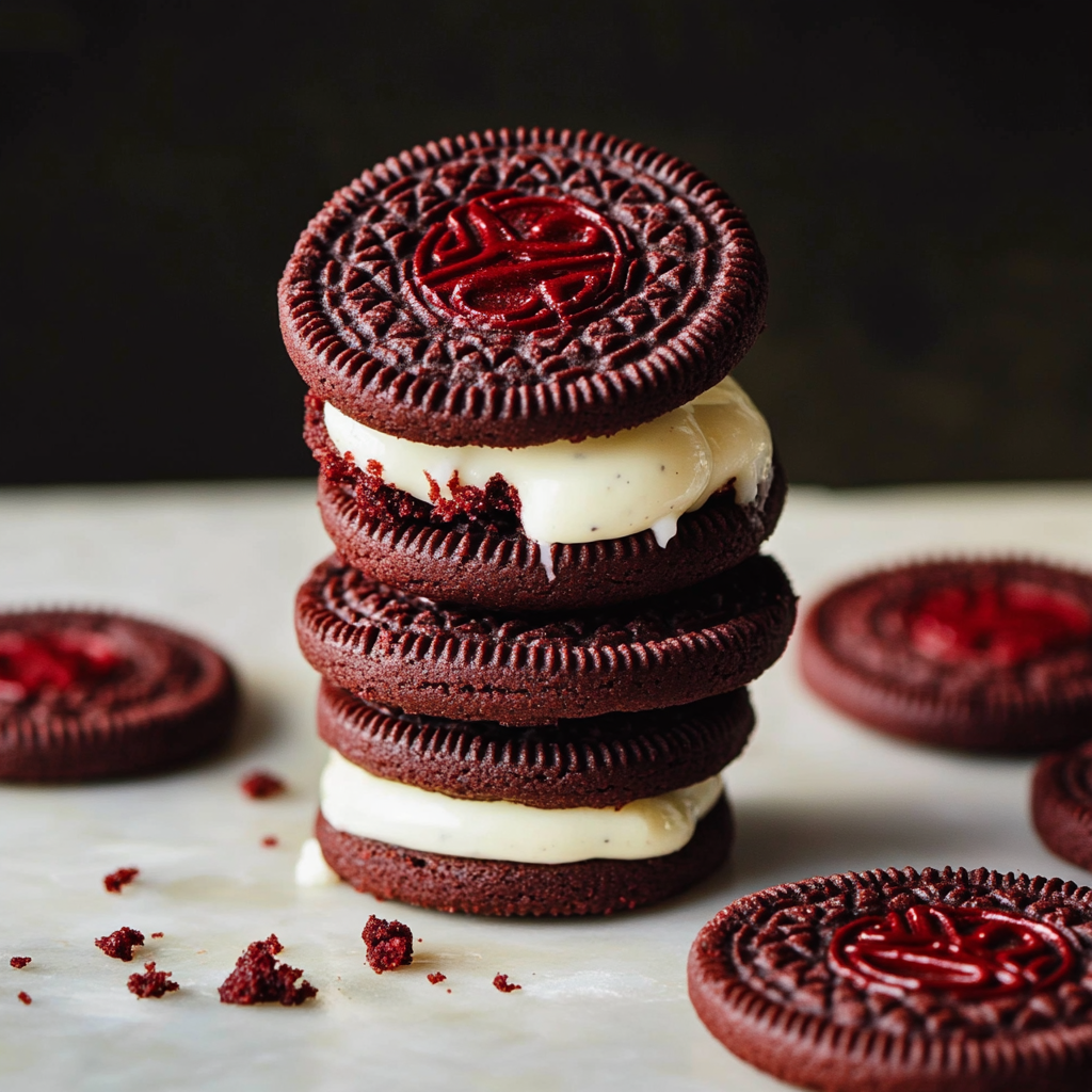 Oreo Red Velvet Cookies