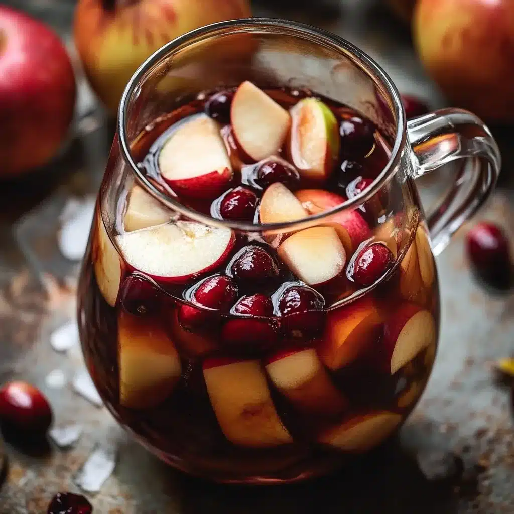 Easy Fall Sangria Pitcher with Apples & Cranberries: An Amazing ...